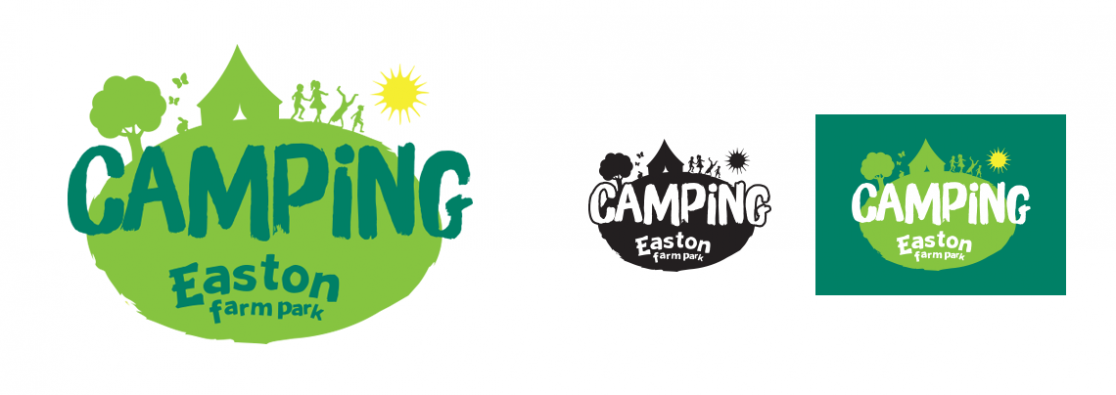Camping Logo Design for Suffolk Farm Campsite - New 70 Pitch Campsite